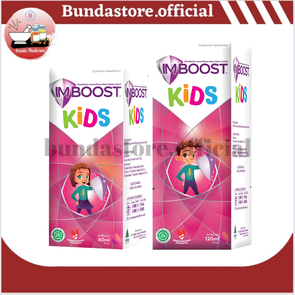 Jual Imboost Kids Sirup - (Botol 60ml / 120ml) - Suplemen Anak Untuk ...