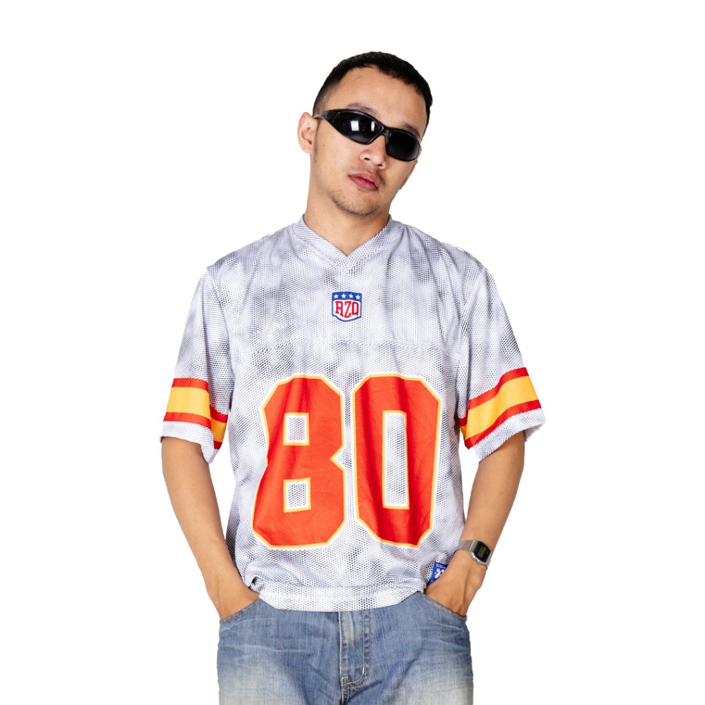Jual RZQ / 80 / Number Series / Jersey / Streetwear / Oversize / Music ...