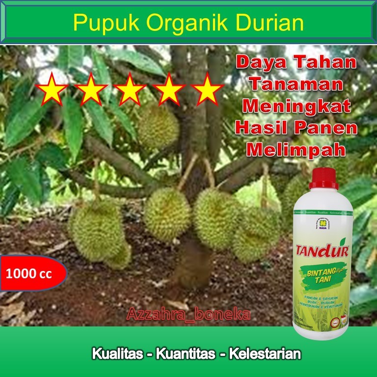 Jual Pupuk Organik Durian Cepat Berbuah Pupuk Durian Agar Tidak Rontok Pupuk Durian Cepat