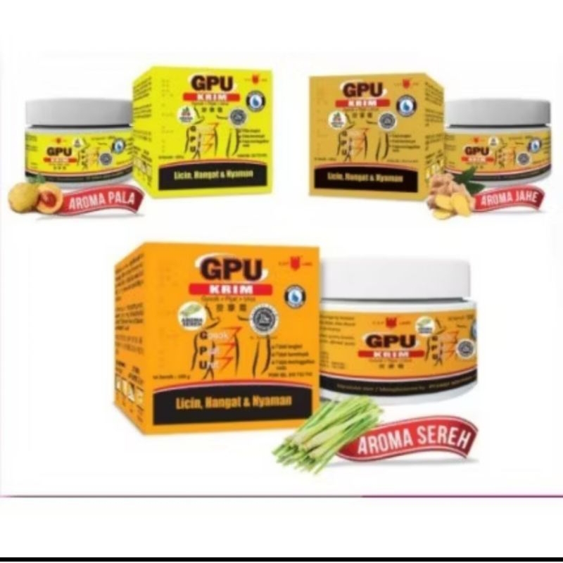 Jual GPU KRIM GOSOK PIJAT URUT 60GR | Shopee Indonesia