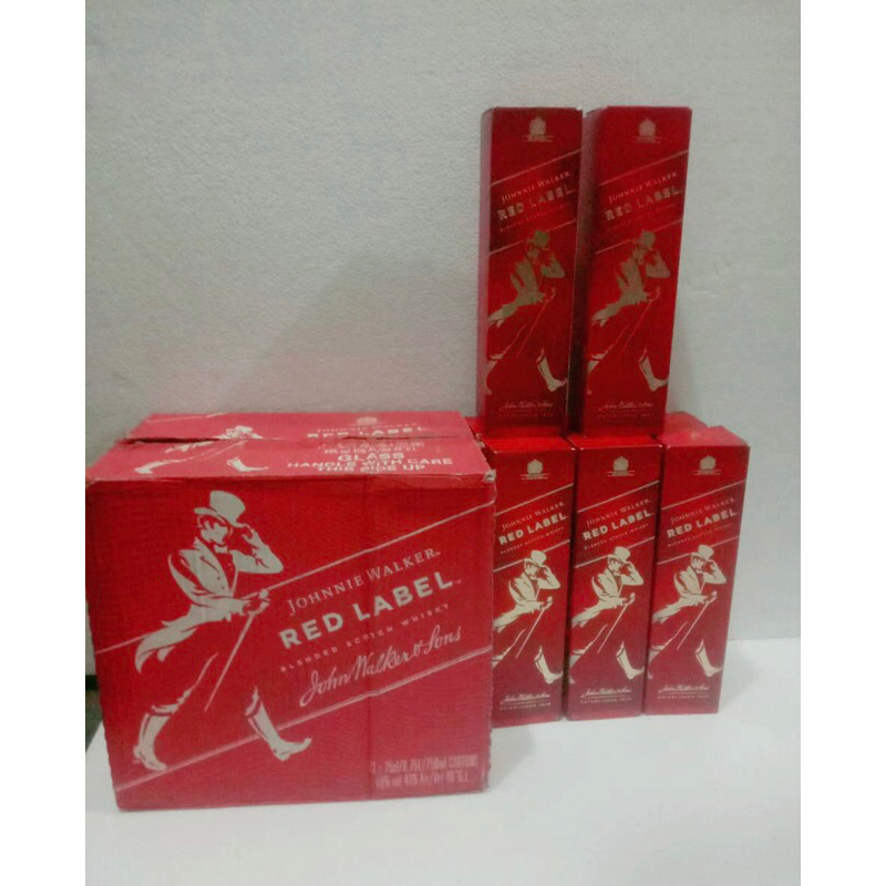 Jual botol bekas minuman keras miras Red label botol antik botol unik pajangan botol hiasan ...