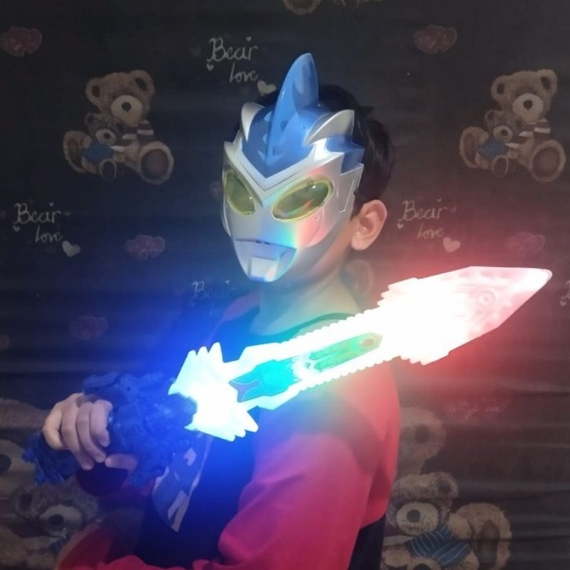 Jual Mainan Set Topeng & Pedang Ultraman - Cosplay Ultramen Anak Laki ...