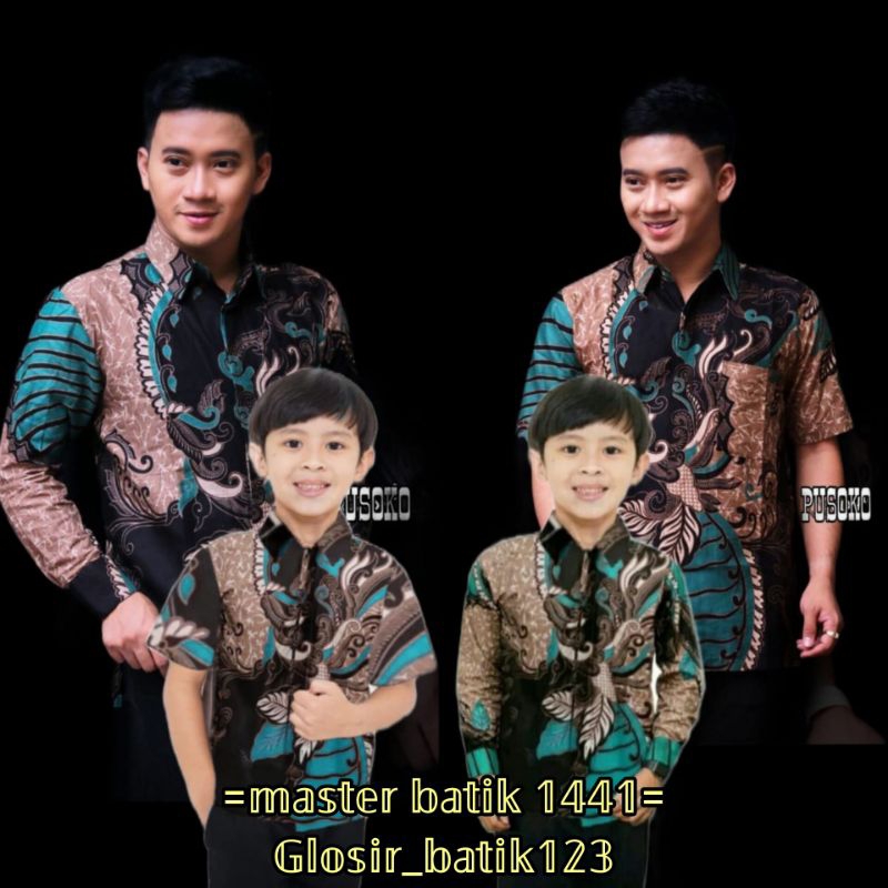 Jual BATIK SANGKURIANG IJO - COUPLE BATIK ANAK DAN AYAH - KEMEJA DAN ...