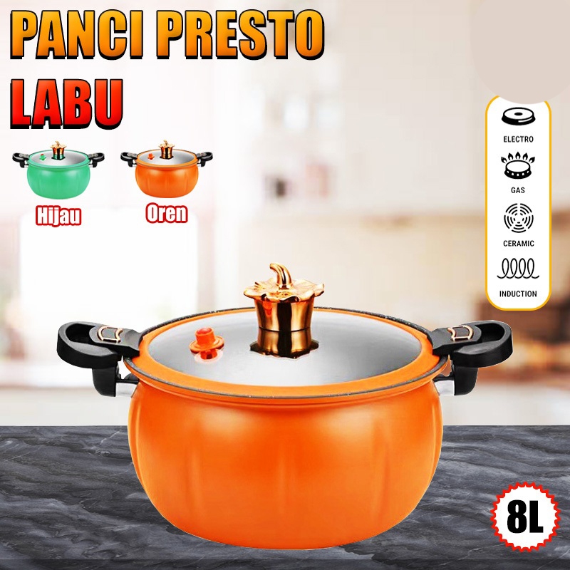 Jual IJNC Panci Presto Labu Premium Quality 7.5 Liter Diameter 28cm ...