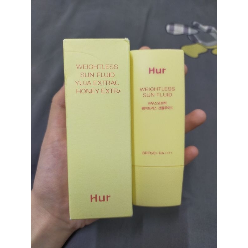 Jual (PRELOVED) HOUSE OF HUR Weightless Sun Fluid SPF 50+ PA ...