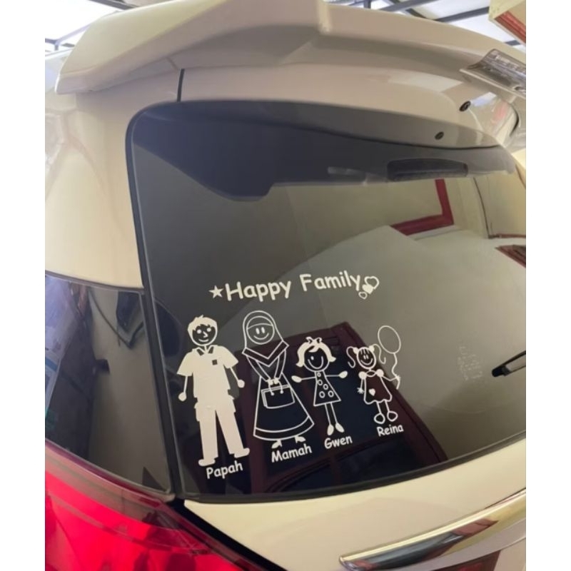 Jual Stiker Happy Family HARGA versi 2 | Shopee Indonesia