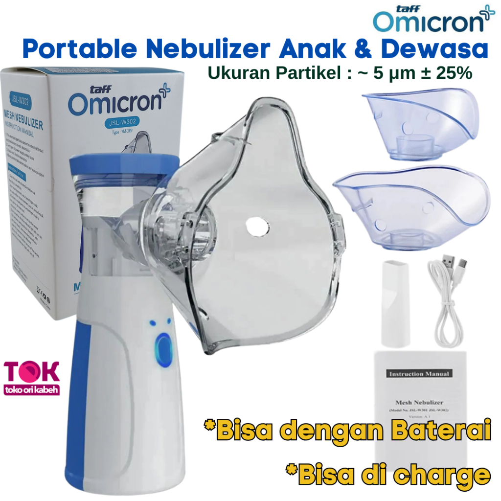 Jual Rechargable & Baterai Portable Nebulizer Anak - Anak Dewasa Alat ...