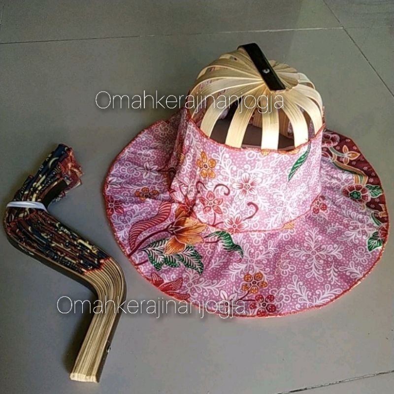 Jual topi batik JUMBO , topi batik bisa di lipat , souvenir | Shopee ...