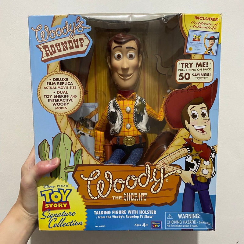 Jual Woody Toy Story Signature Collection Thinkway Toys | Shopee Indonesia
