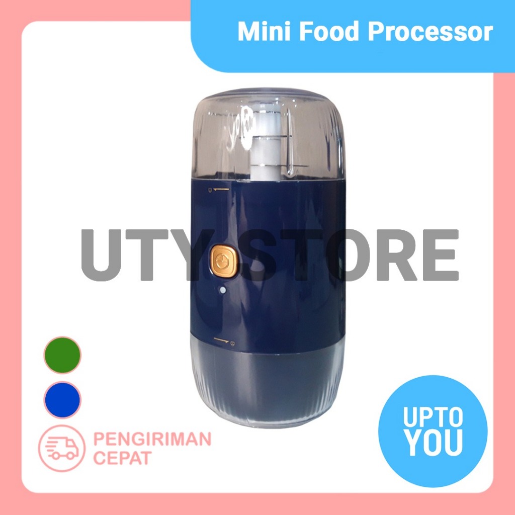 Jual Blender Bubur Jus Bayi - Mini Food Processor FP 107 - USB Charging ...