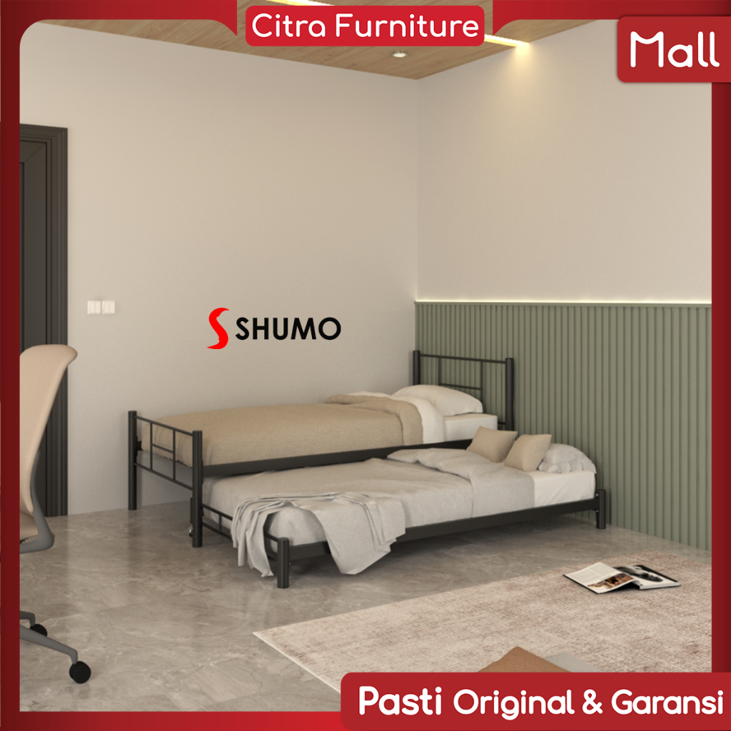 Jual Citra Furniture SHUMO ® NEW Ranjang Besi Sorong Minimalis 2in1 | Dipan Rangka Tempat Tidur ...