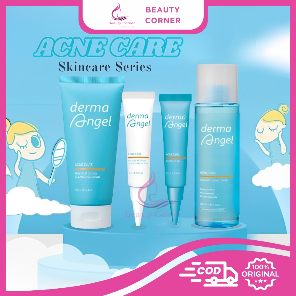 Jual Derma Angel Acne Care Intensive Gel | Acne Care Balance Skin Toner ...