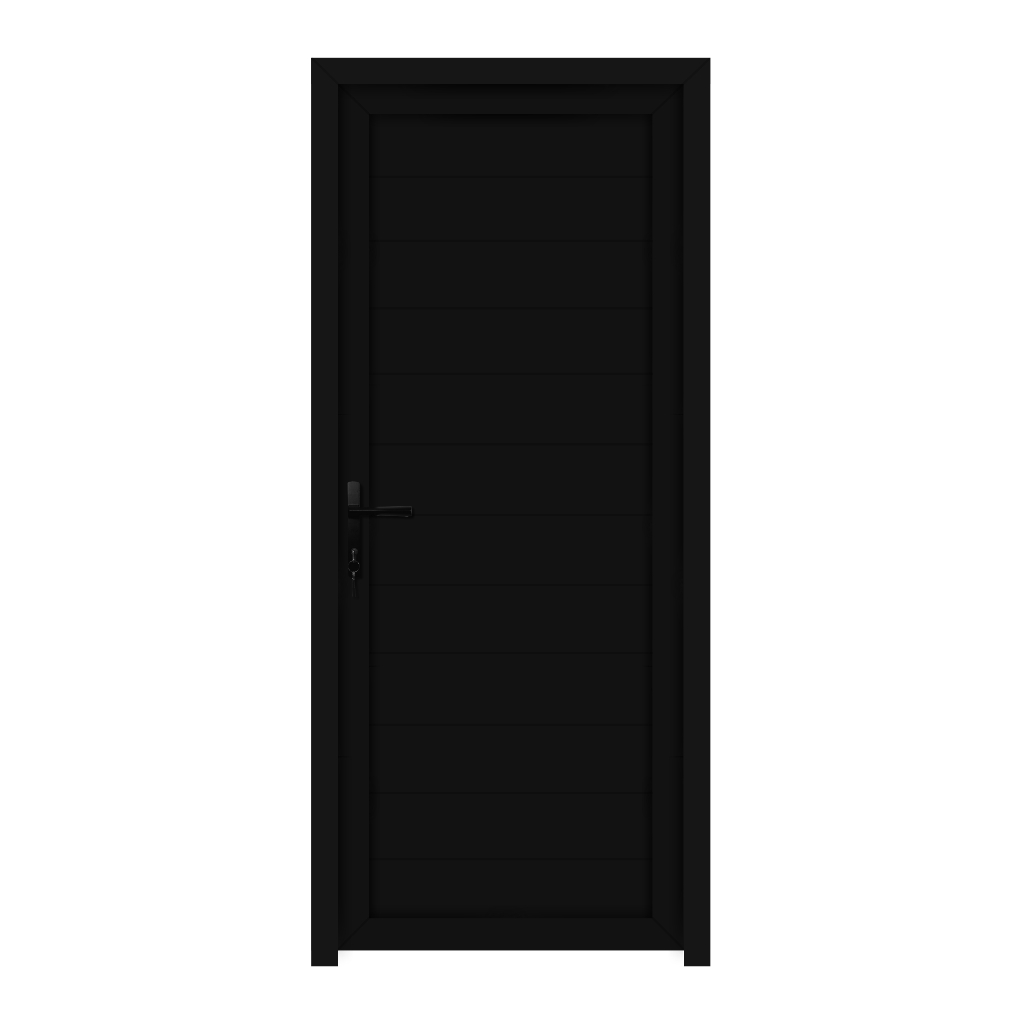 Jual PINTU FULL PANEL HITAM EKONOMIS CUSTOM | Shopee Indonesia