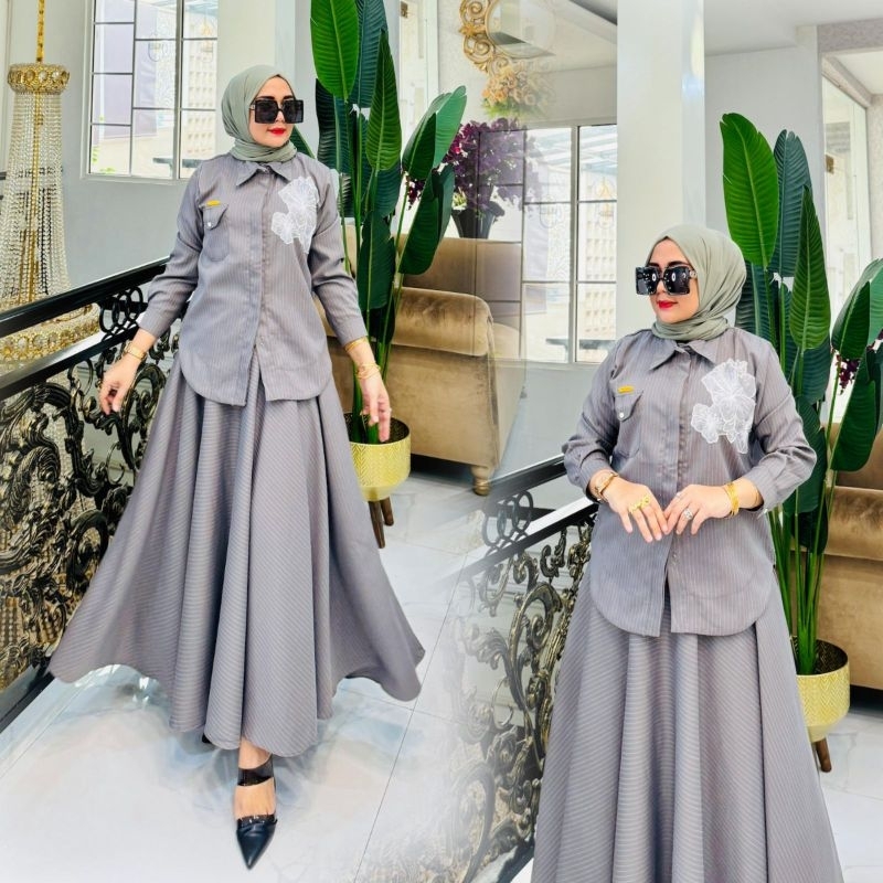 Jual MULAN SET ROK STELAN ROK KEKINIAN DAN ELEGAN BEST SELLER | Shopee ...