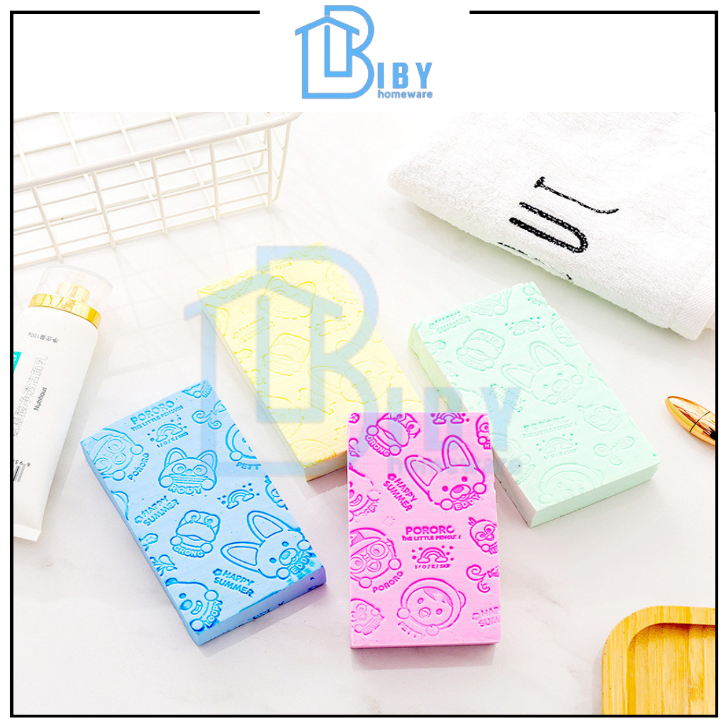 Jual BIBY Spons Mandi Sponge Daki Spon Busa Pengankat Kotoran Pembersih ...