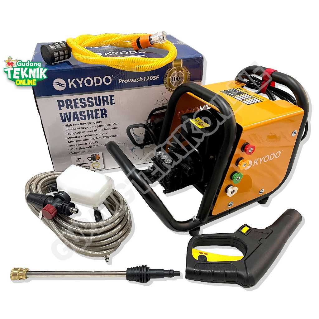 Jual Mesin Jet Cleaner 120SF KYODO PROWASH 120SF / Alat Steam Cuci ...