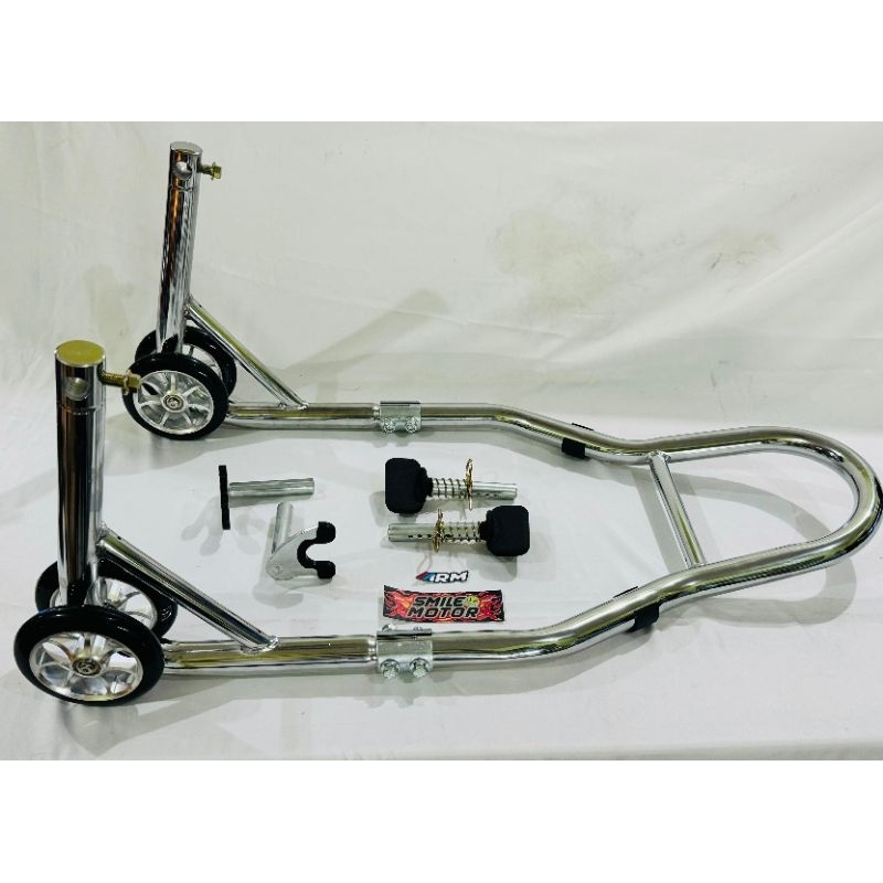 Jual STANDART PADDOCK PREMIUM CHROME STAINLESS STEEL UNIVERSAL MOGE ...