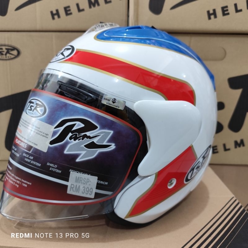 Jual Helm TSR Ram 4 Spencer Gold Original | Shopee Indonesia