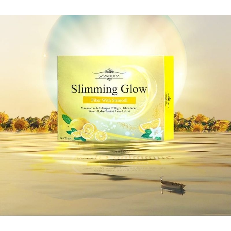 Jual [Kemasan Box] Savandra Slimming Glow Minuman Rasa Lemon Fiber ...