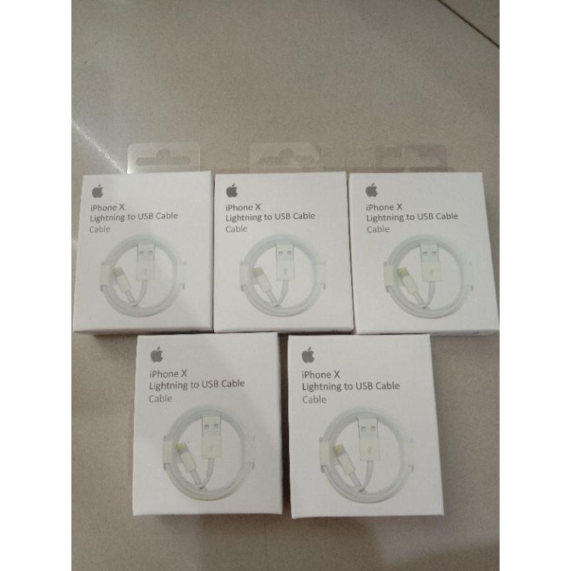 Jual Kabel iphone X Lightning to USB Cable | Shopee Indonesia