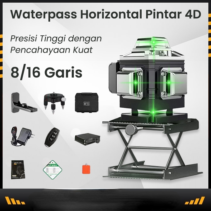 Jual 8/16 line 4d digital meteranLaser level leveling laser level ...