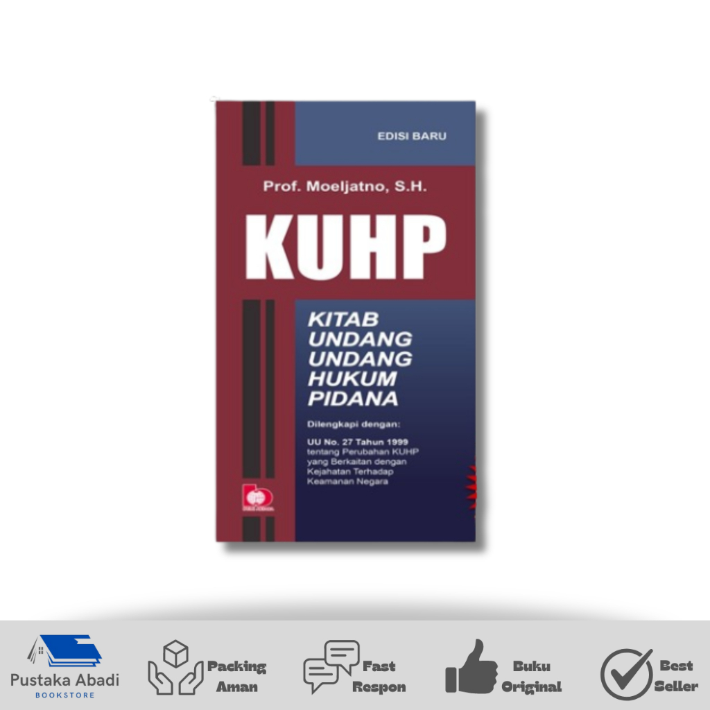 Jual KUHP (Kitab Undang-Undang Hukum Pidana) "Moeljatno" Bumi Aksara | Shopee Indonesia