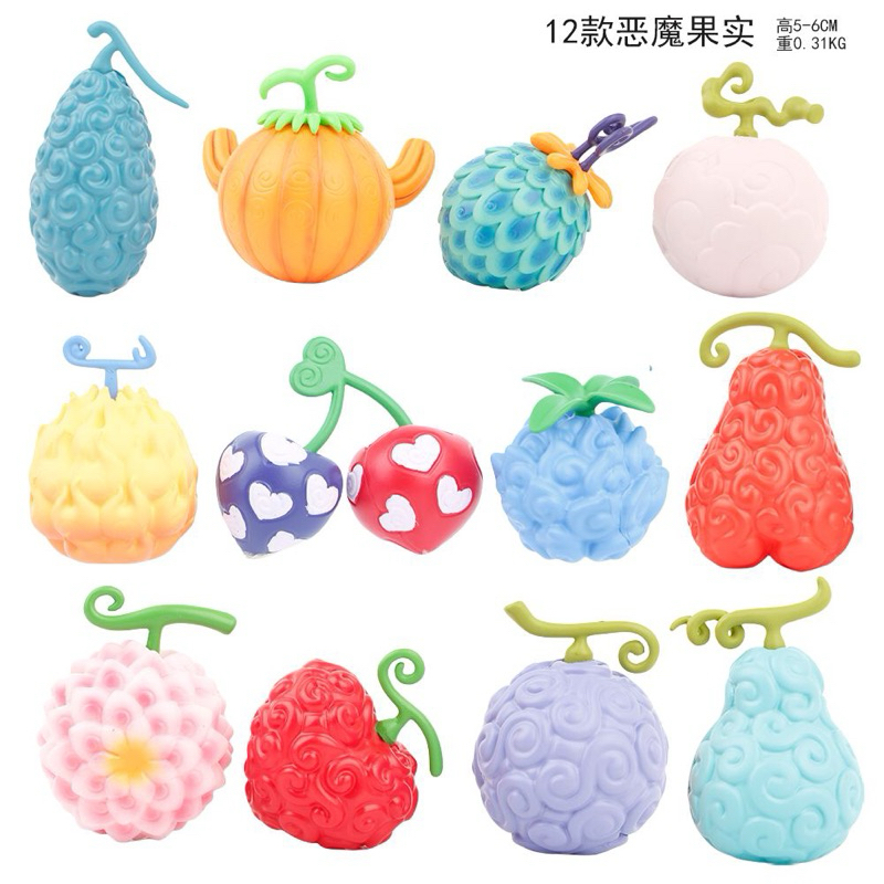 Jual action figure one piece buah gomu gomu set isi 12 | Shopee Indonesia