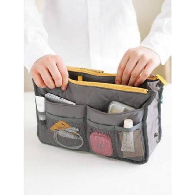 Jual AB32 Tas Organizer Multifungsi Tas Travel Pouch Korean Dual Bag In ...