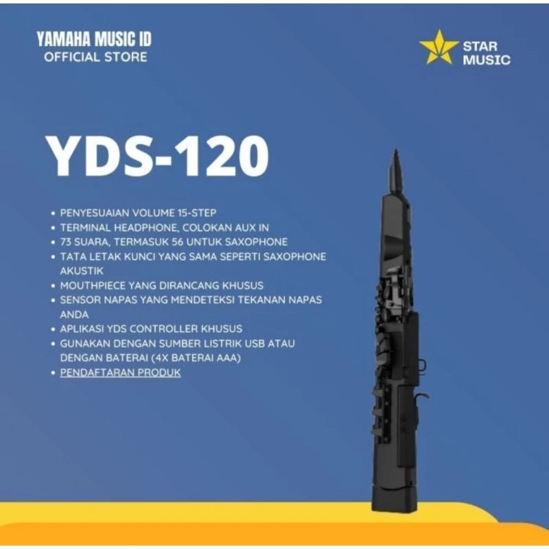 Jual YAMAHA YDS-120/YDS-120/YDS120/YDS-120 DIGITAL SAXOPHONE/SAXOPHONE DIGITAL | Shopee Indonesia
