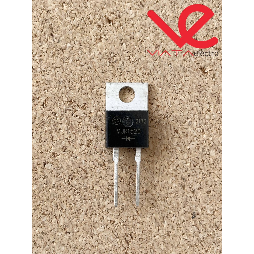 Jual DIODA MUR1520 ULTRAFAST RECTIFIER ASLI ORIGINAL ON MUR 1520 2 KAKI ...