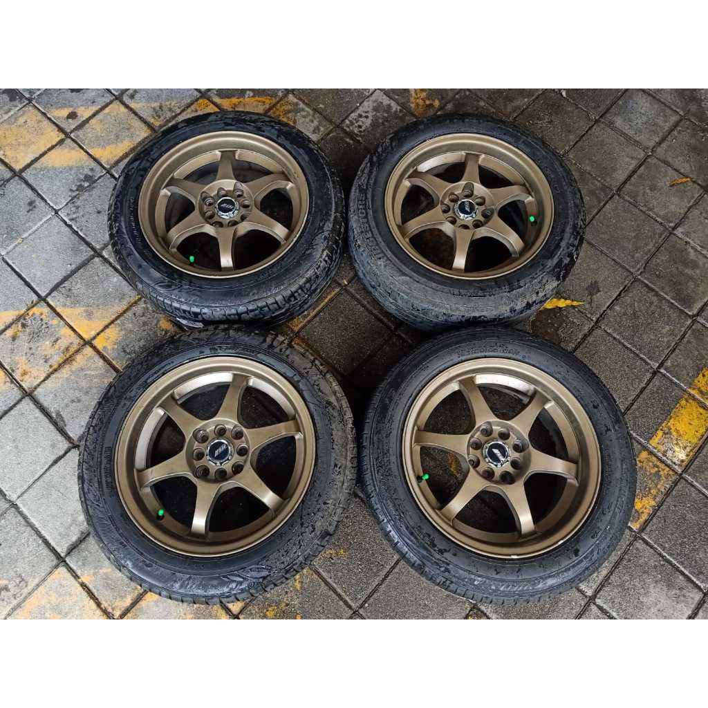 Jual Velg Mobil Ring 16 Lebar 7 SSR Type-C Baut 4 Murah R16 Ban Bonus Semarang | Shopee Indonesia
