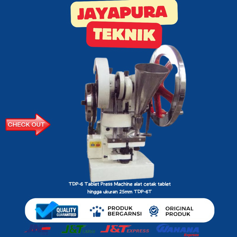 Jual TDP-6 Tablet Press Machine alat cetak tablet hingga ukuran 25mm ...