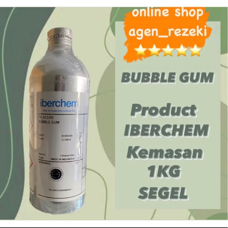 Jual BUBBLE GUM BY IBERCHEM 1KG SEGEL PERMEN KARET | Shopee Indonesia