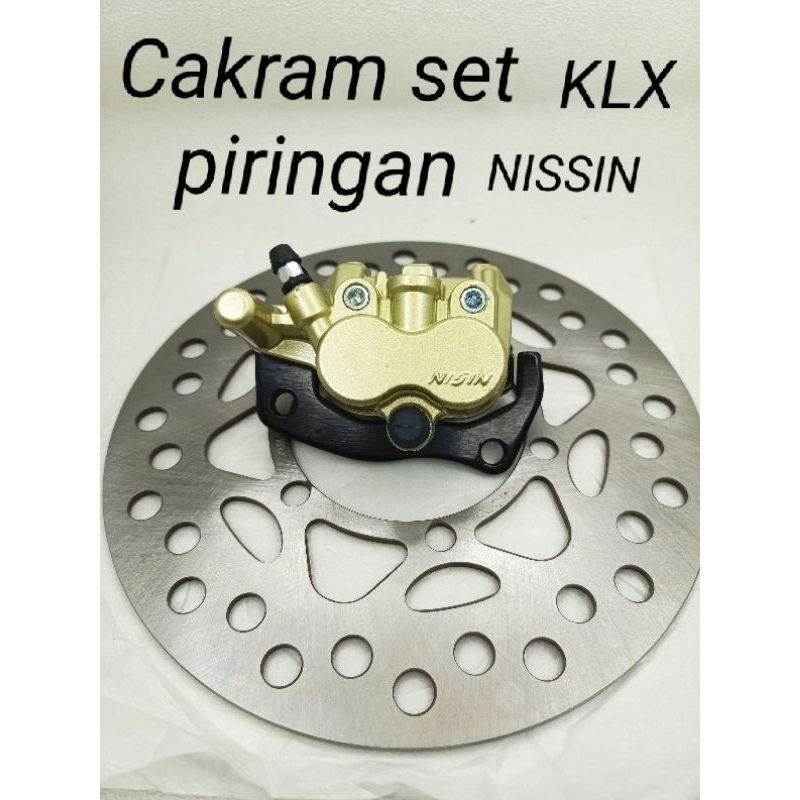 Jual PAKET KALIPER PALA BABI CAKRAM PIRINGAN DEPAN KAWASAKI KLX ORIGINAL NISSIN SUNSTAR | Shopee ...