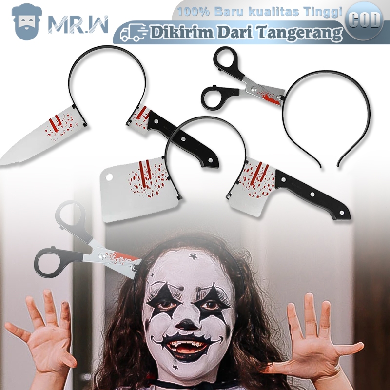 Jual Bando Halloween Pisau Bando Pisau Prank Bando Gunting Bando Bentuk ...