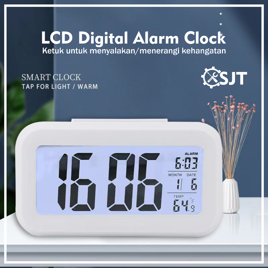 Jual SJT - Jam Weker Digital Smart Alarm Clock / Jam Meja Digital Led ...