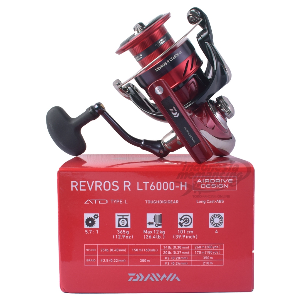 Jual Reel Spinning Daiwa REVROS R LT Tahun 2024 - pilih ukuran | Shopee Indonesia