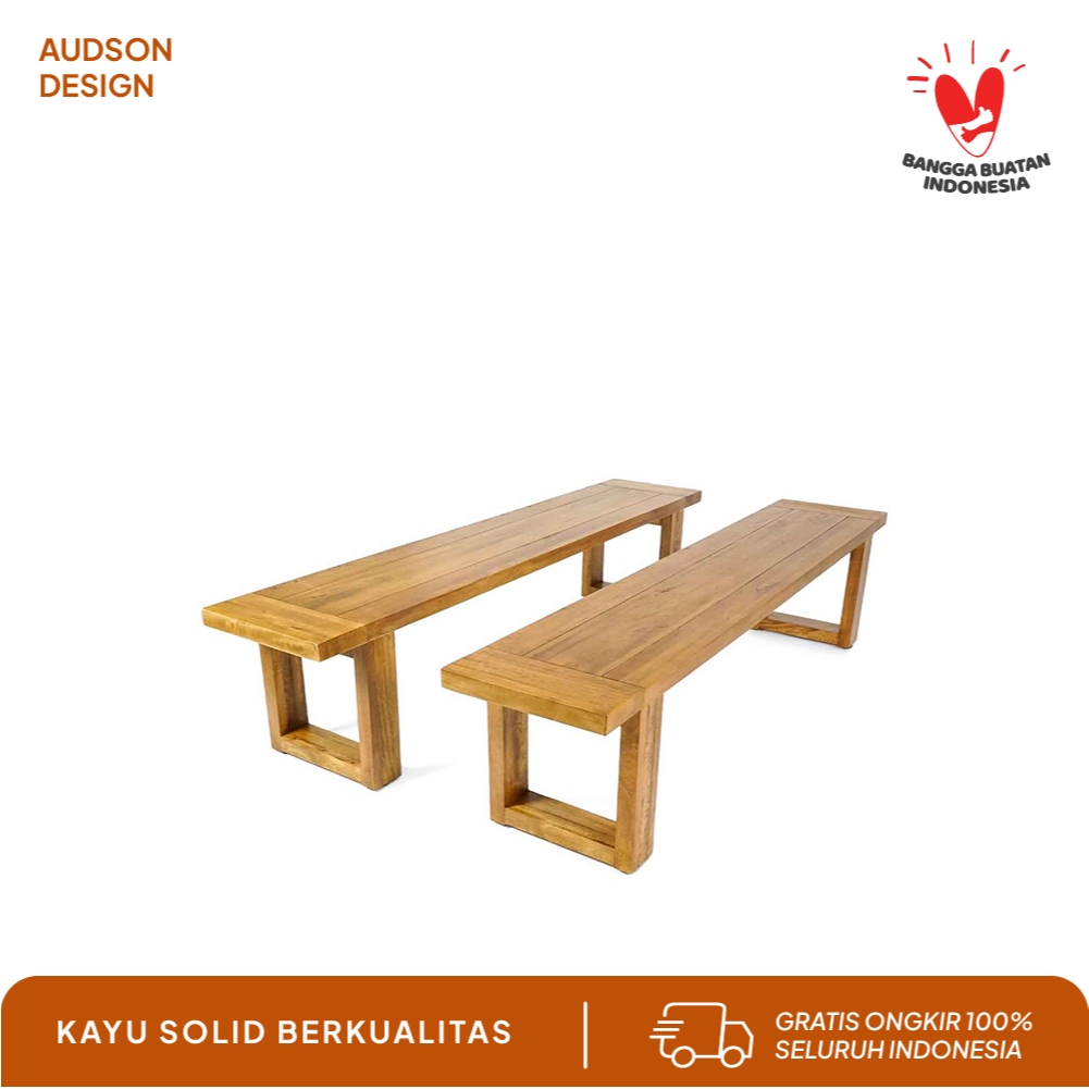 Jual Kursi makan kayu kursi Cafe minimalis panjang kayu mangga solid ...
