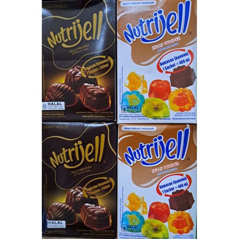 Jual NUTRIJEL RASA COKLAT & VARIAN BARU COKLAT DARK | Shopee Indonesia
