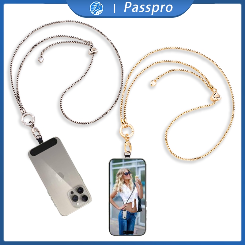 Jual Tali Lanyard Hp Love Metal Long Hanging Chain Mobile Phone Chain ...