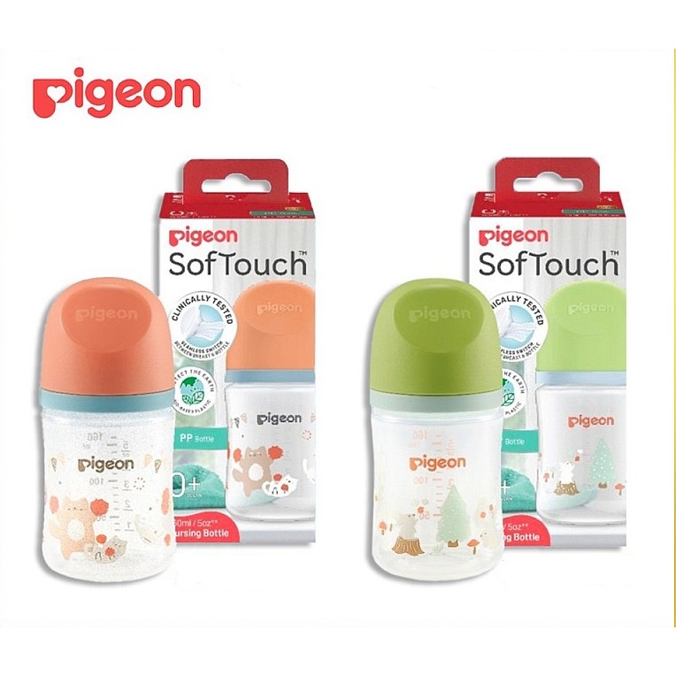 Jual PIGEON Botol BPP Wide Neck w/ SofTouch Nipple | Shopee Indonesia