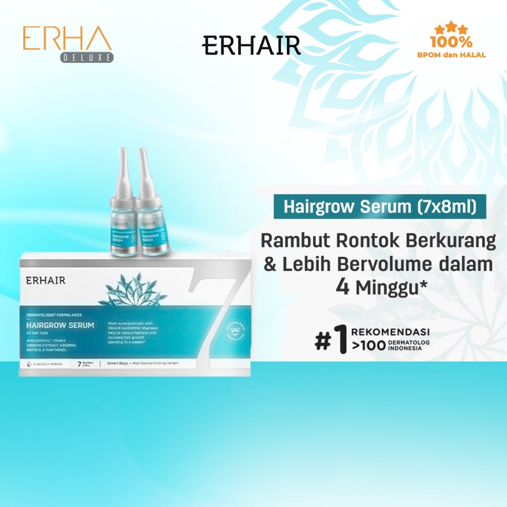 Jual ERHA ERHAIR HairGrow Serum 7x8 ml - Serum Anti Rontok & Penumbuh ...