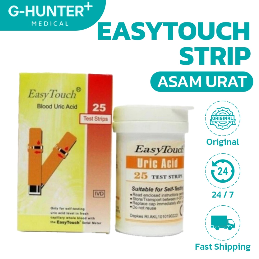 Jual Refill Stick Easy Touch Asam Urat 25 Pcs Strip | Shopee Indonesia