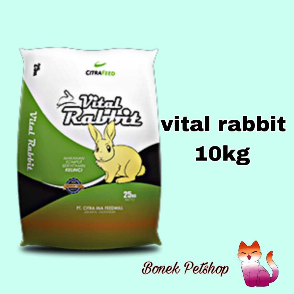Jual VITAL RABBIT KEMASAN 10KG (LEBIH EKONOMIS) BISA INSTAN | Shopee ...