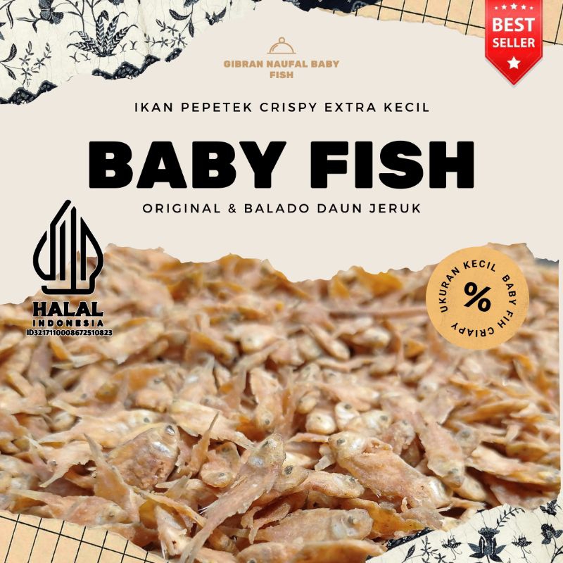 Jual Baby fish ikan pepetek crispy | EXTRA KECIL | snack seafood ...