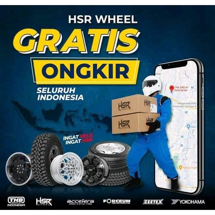 Jual VELG RACING HSR TOSA RING 17 LEBAR 85 BAUT 6X139 UNTUK MOBIL HILUX ...
