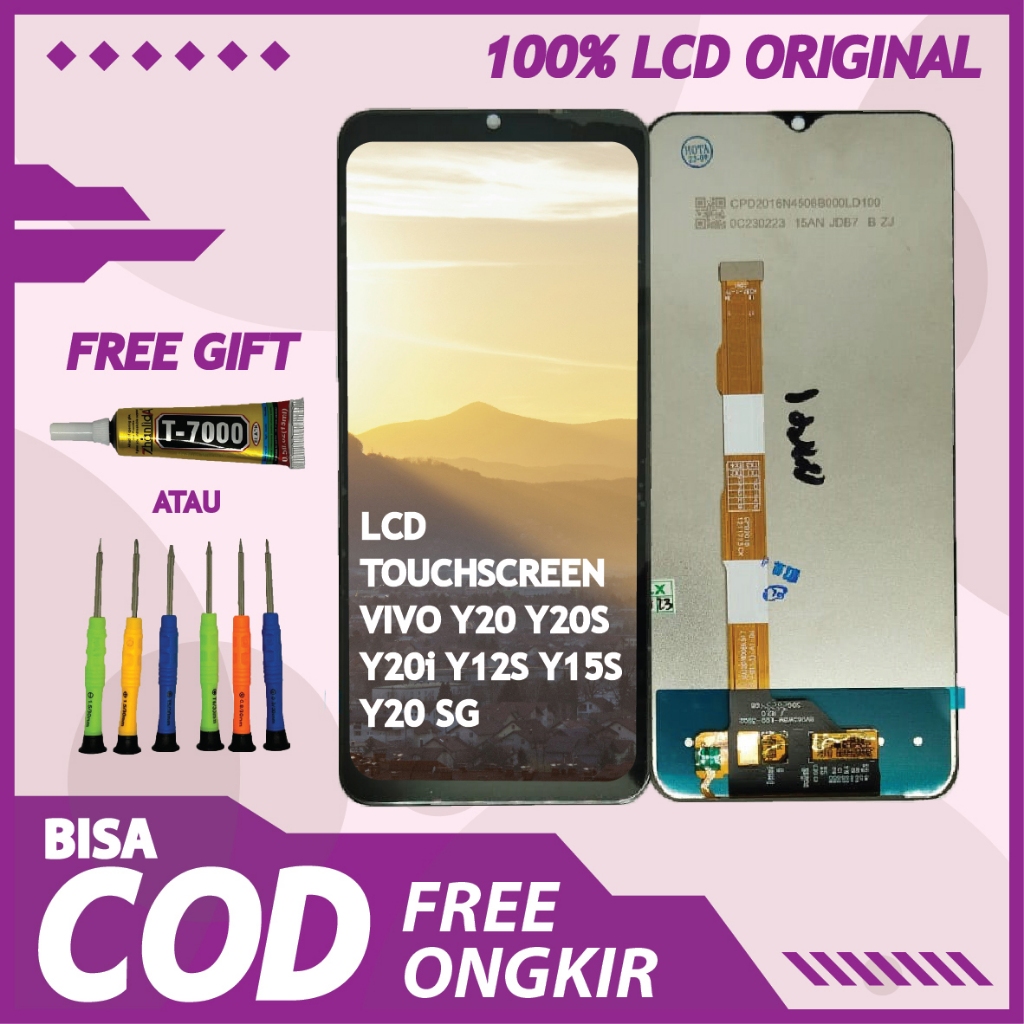 Jual 【ORIGINAL 100%】LCD TOUCHSCREEN Y20/ Y20S/ Y20i/ Y12S/ Y15S/ Y20 SG FULLSET TOUCHSCREEN ...