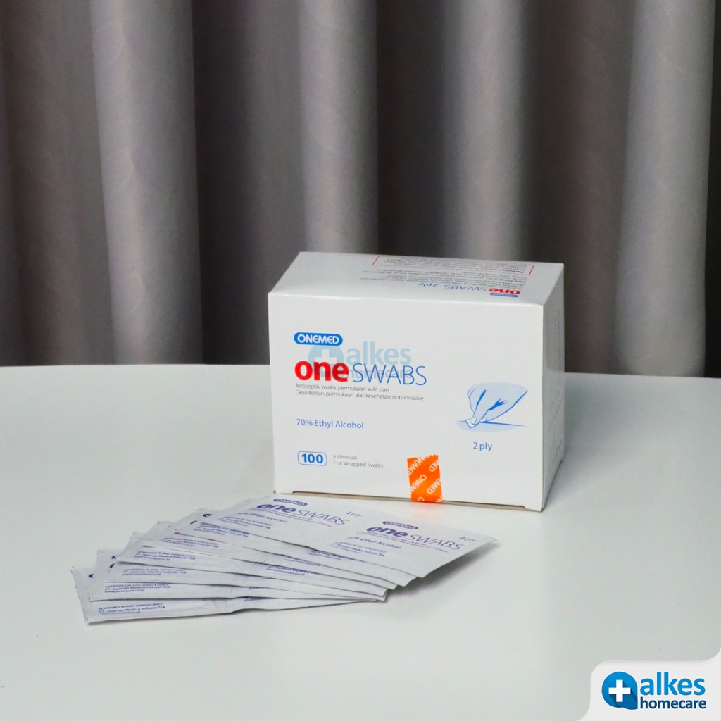Jual Alkohol Swab One Med One Swabs 2 ply | Shopee Indonesia