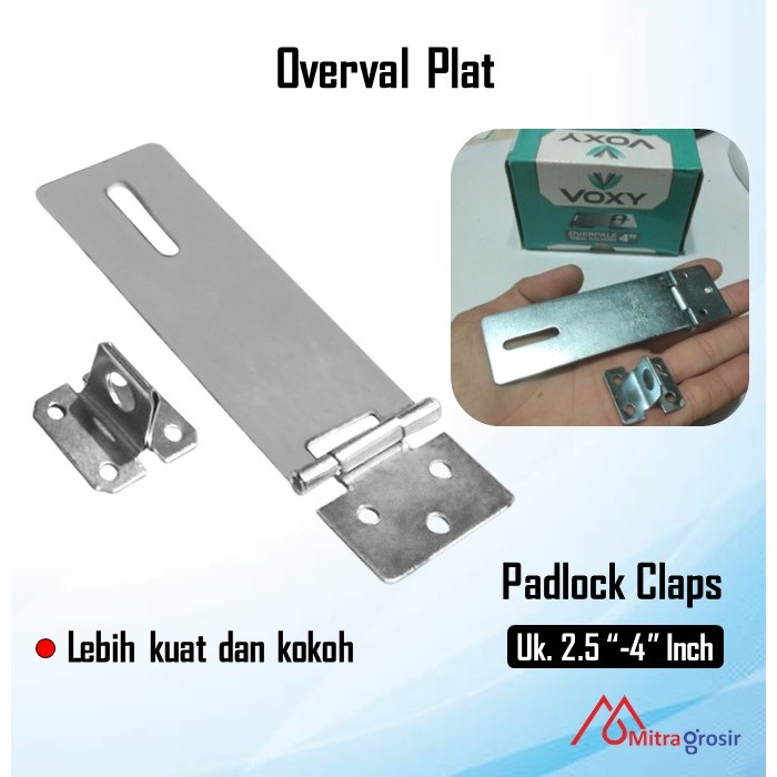 Jual Overval Plat Galvanis Overpale Overpal Tebal Cantolan Gembok Pintu ...
