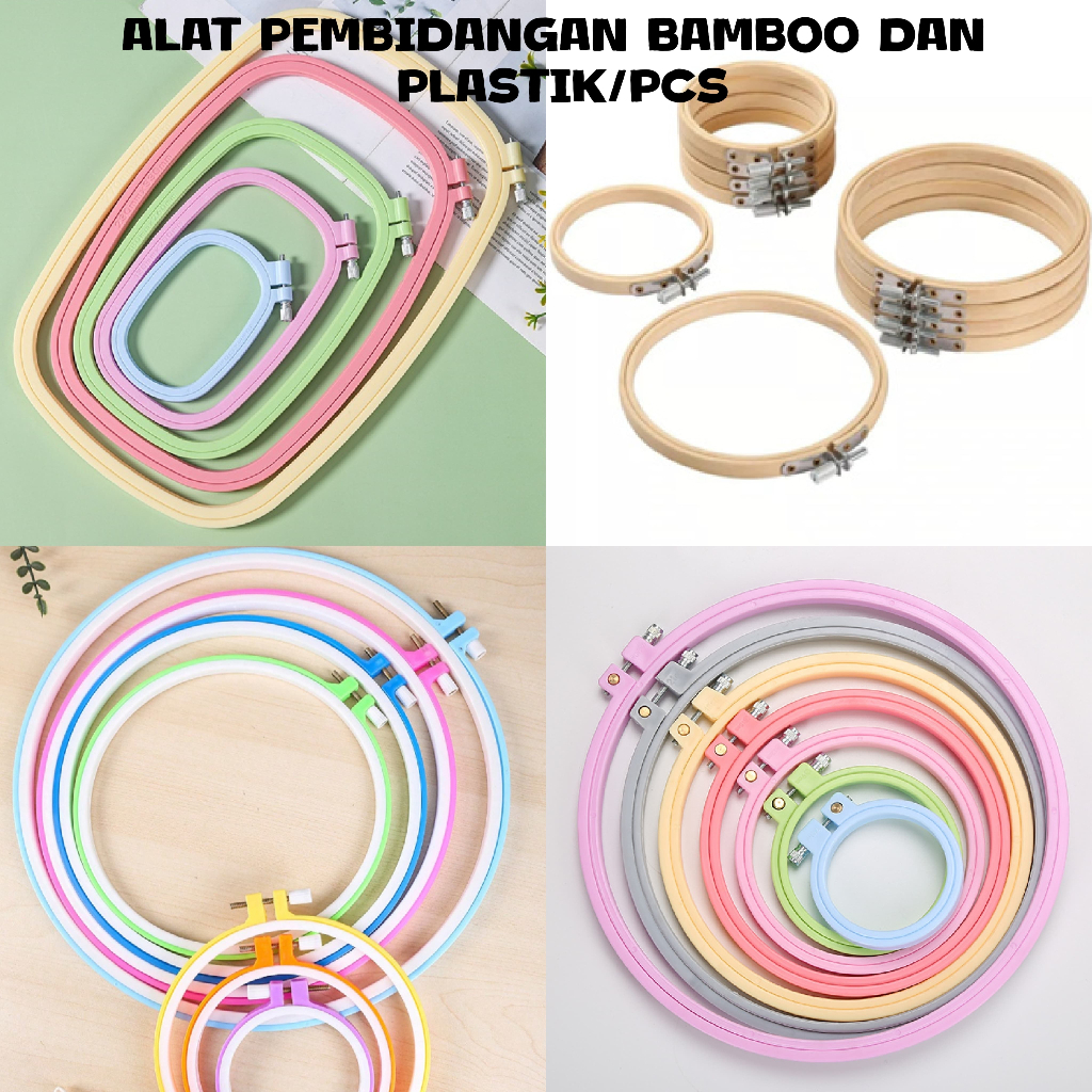 Jual Alat Pemidangan Bambu & Plastik Sulam/Alat Kerajinan Midangan ...